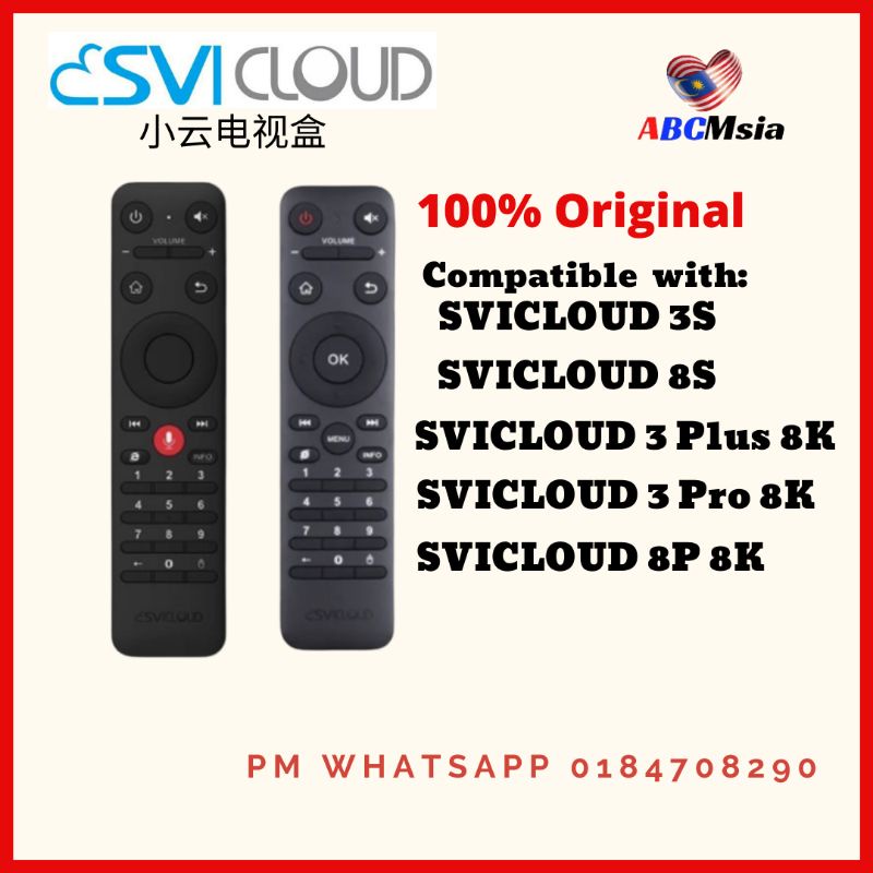 ORIGINAL SVI Cloud 3S Remote Control | Shopee Malaysia
