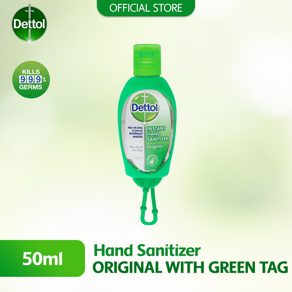 Dettol Hand Sanitiser Green Bag Tag (50ml) | Shopee Malaysia