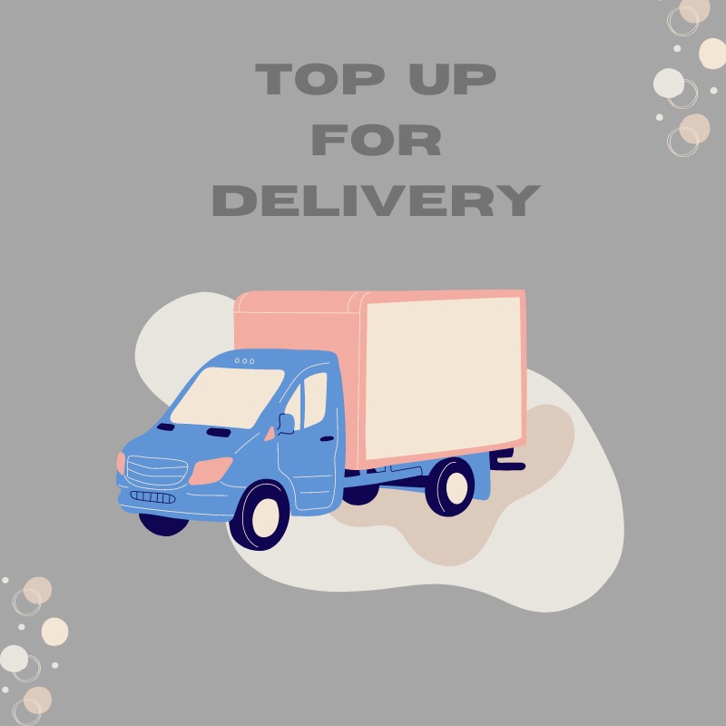 Top Up For Delivery / Add On / Additional Top Up Only | Shopee Malaysia