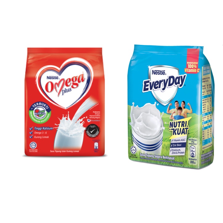 NESTLE EVERYDAY / OMEGA Milk Powder Softpack | Shopee Malaysia