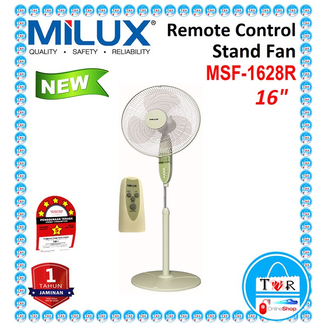 KHIND STAND FAN 16" Special Edition SF1682SE / Milux MSF-1628R / aiwa ...