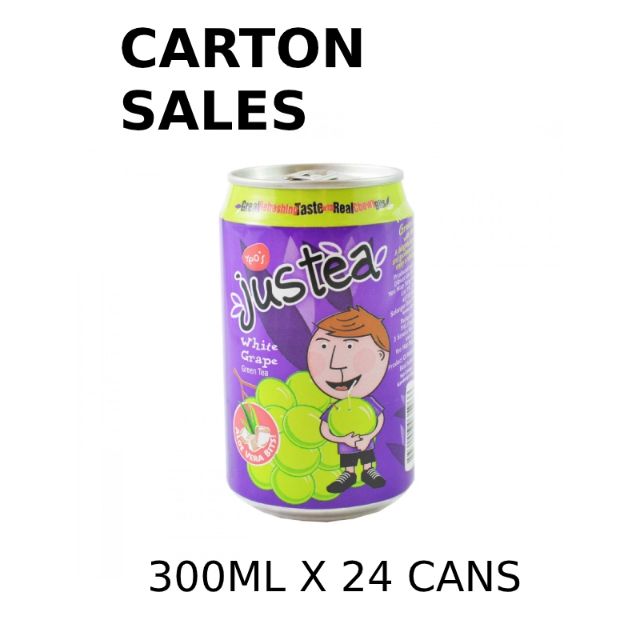 [TKM] Yeo's Justea White Grape Green Tea (300ml x 24) | Shopee Malaysia