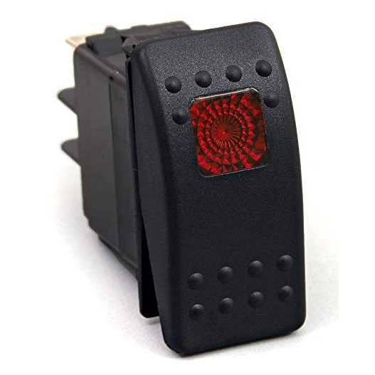 12V 20Amp ON-OFF Red Light Rocker Switch Kit | Shopee Malaysia