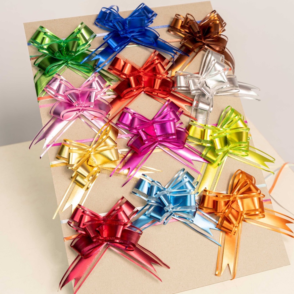 32mm DIY Pull Bow Ribbon Flower for Gift Party Wedding / Birthday ...