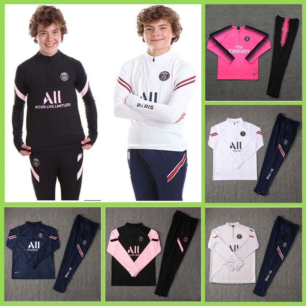 2022 PSG kids soccer training soccer tracksuit-Paris Saint-Germain6-14 ...