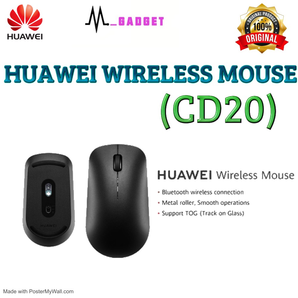 Huawei cd20 bluetooth wireless mouse 100% original malaysia | BeeCost