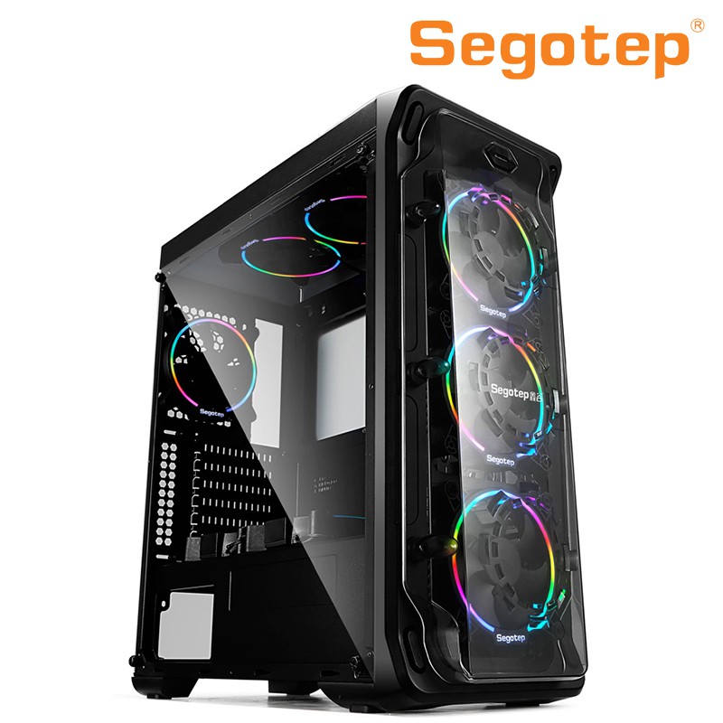 SEGOTEP LUX II MID-TOWER ATX CASING BLACK | Shopee Malaysia