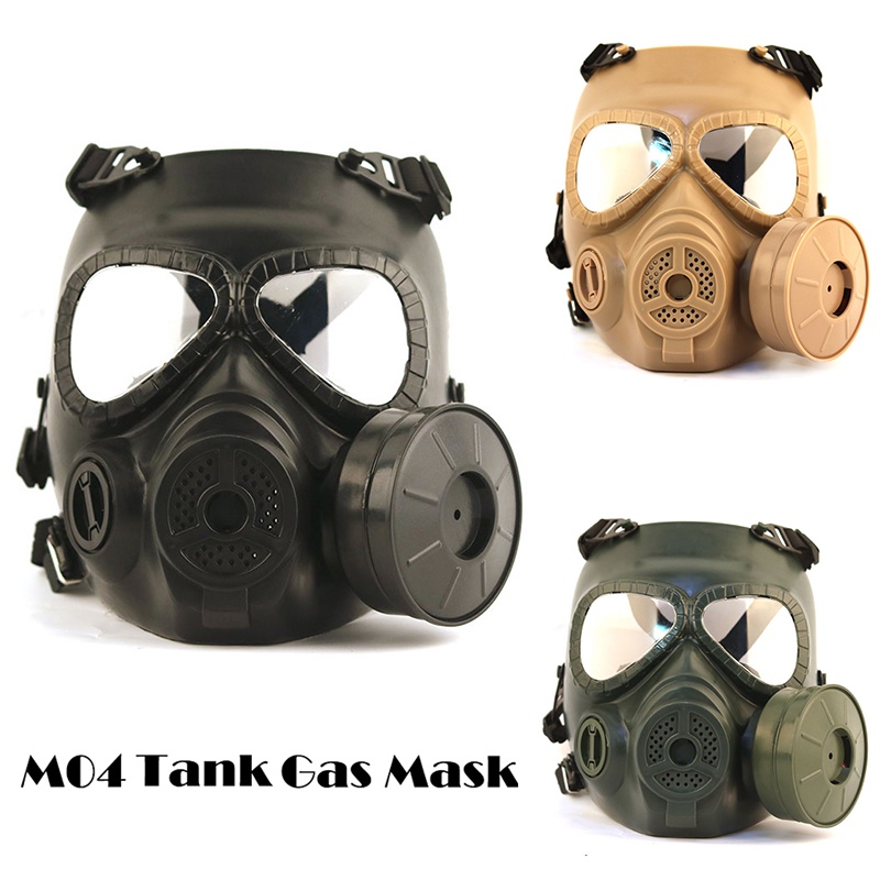 M04 Gas Mask CS Helmet Outdoor Full Face Skull Tactical Mask | Shopee ...