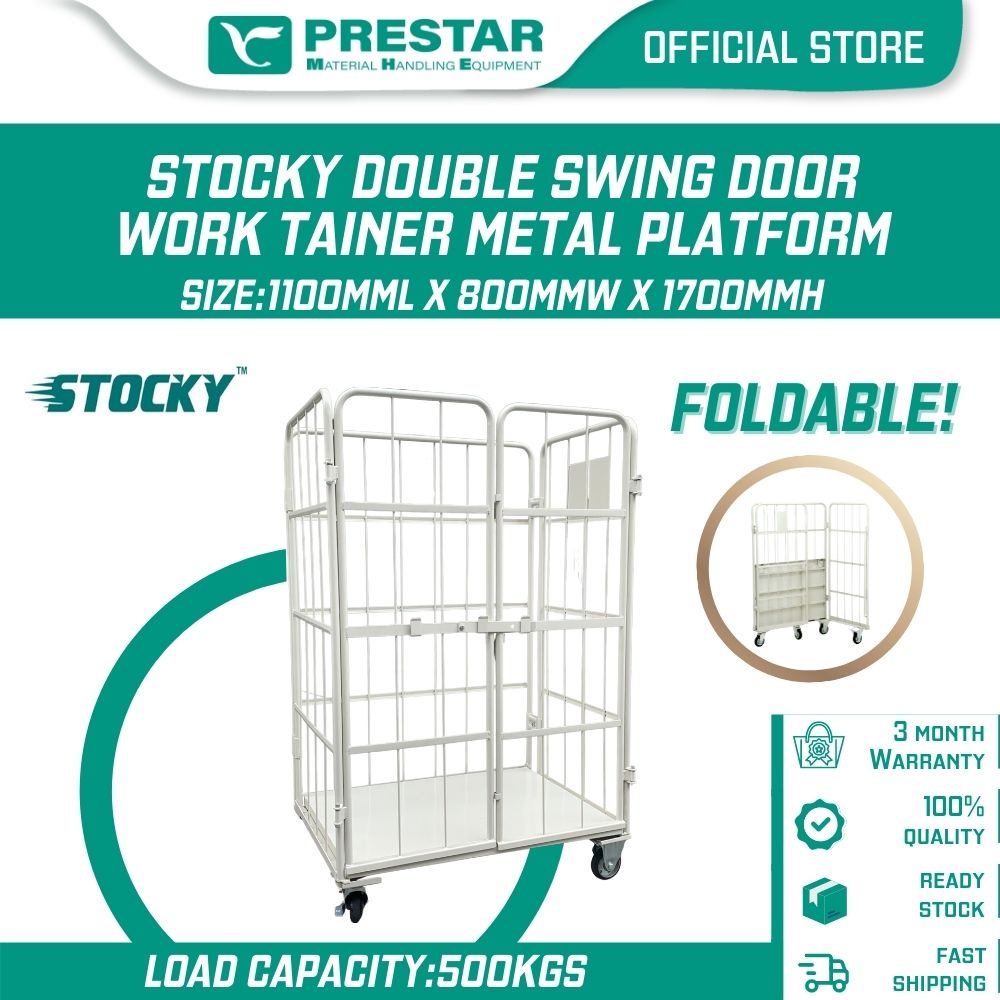 PRESTAR MHE Stocky Work Tainer with Swing Door C/W Metal Base up to ...