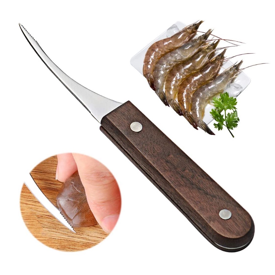 1pc Prawn Deveiner Peeler Peel Cleaner Shrimp Intestine Remover Knife ...