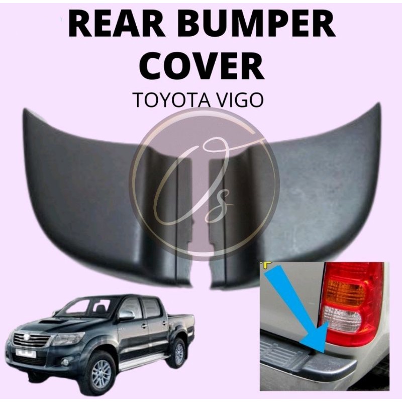 TOYOTA HILUX 2005-2014 KUN25 / KUN26 VIGO REAR BUMPER SIDE COVER ...
