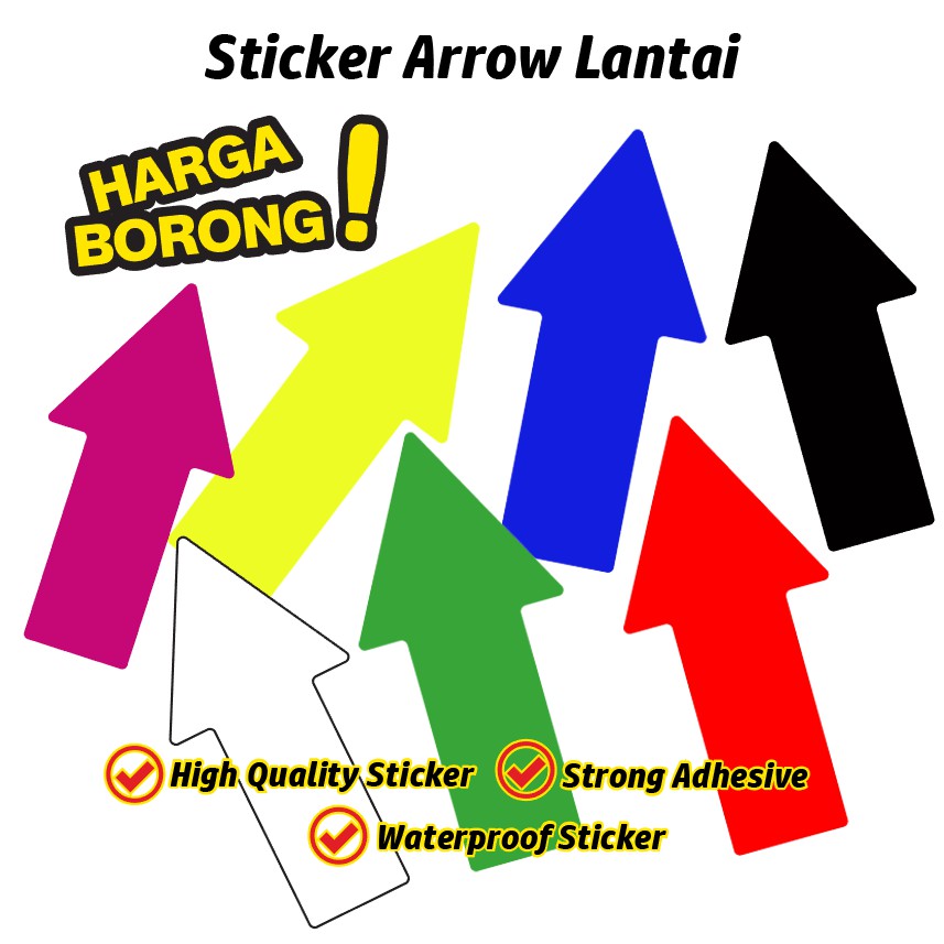 STICKER ARROW ARAH LALUAN JALAN KAKI (SEKEPING) | Shopee Malaysia