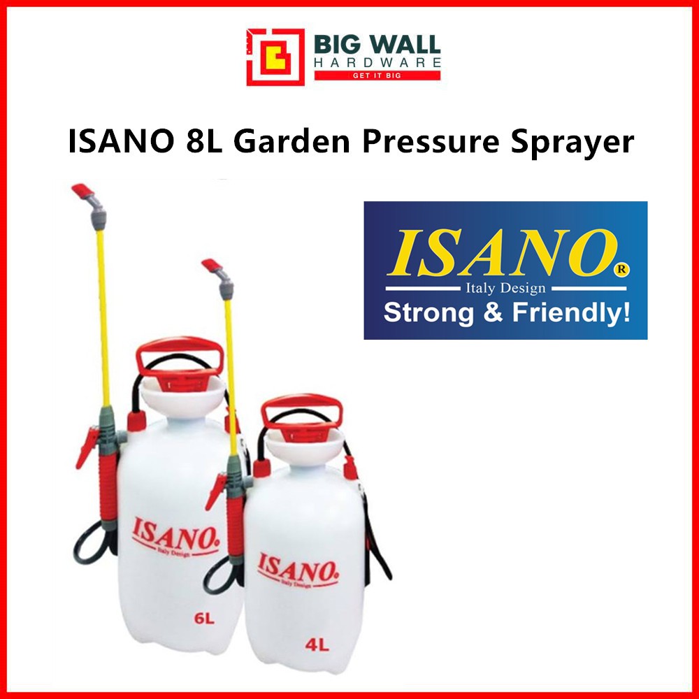 ISANO 8L Garden Pressure Sprayer (Big Wall Hardware) | Shopee Malaysia