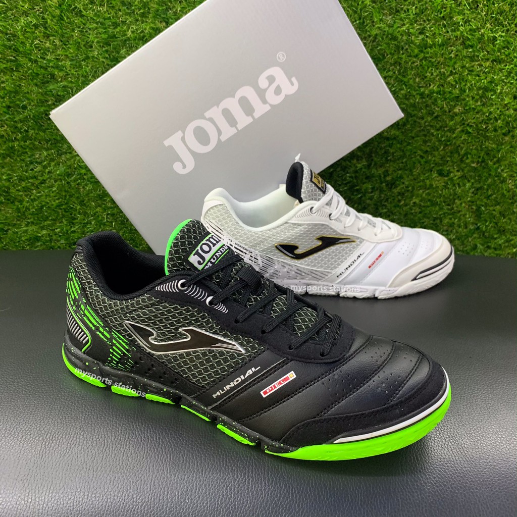 JOMA MUNDIAL 2002 WHITE | 2001 BLACK FUTSAL SHOES | KASUT FUTSAL - 100% ...