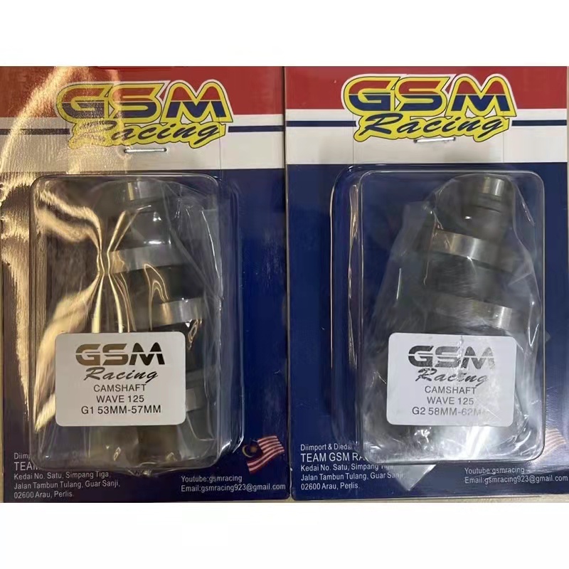 GSM RACING CAM SHAFT WAVE 125 G1 / G2 | Shopee Malaysia