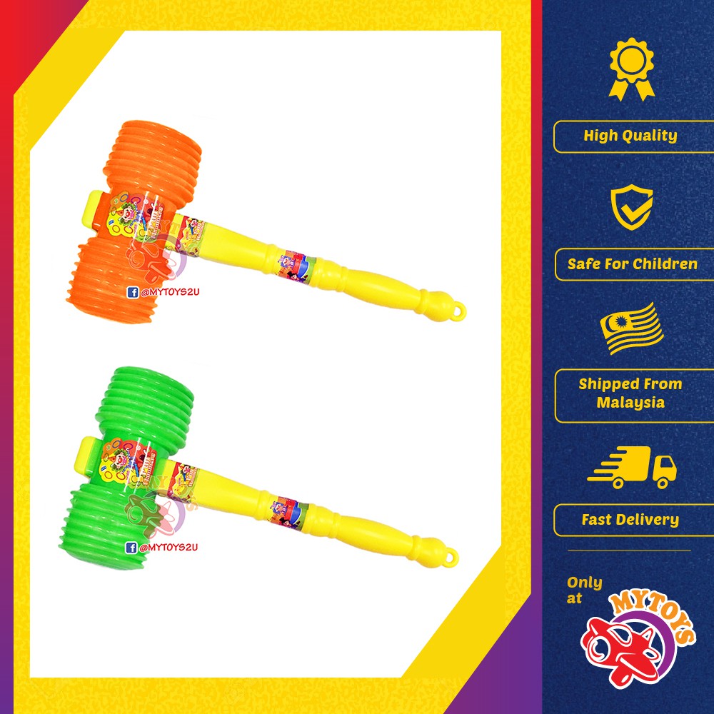 Squeaky Rubber Hammer 40cm Cartoon Fun Mallet Toys for Kids MYTOYS ...