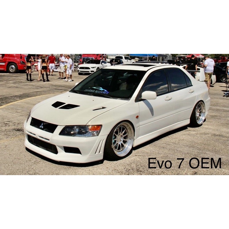 Mitsubishi evolution evo 7 oem original style front bumper cover ...