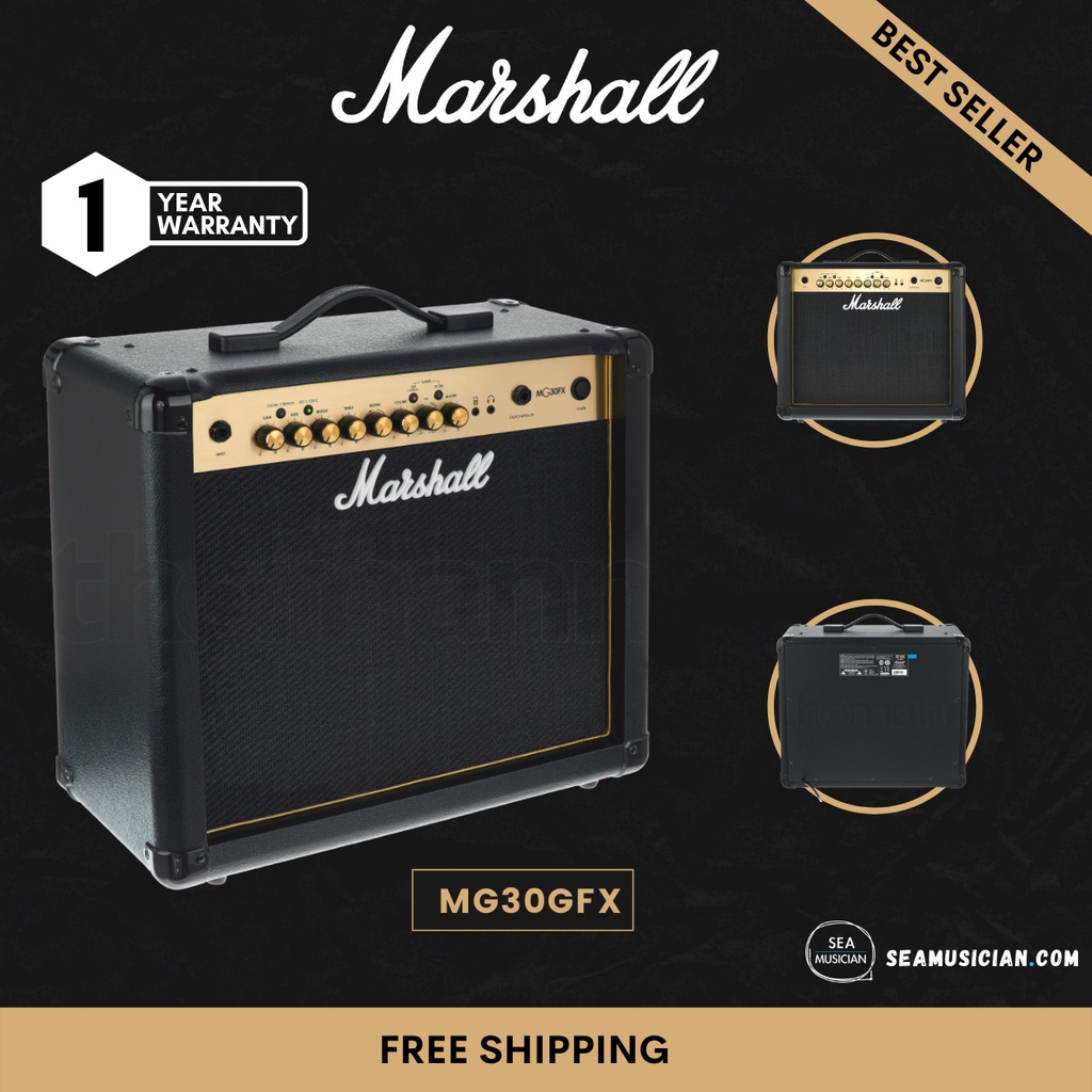 MARSHALL MG30GFX 30W ELECTRIC GUITAR COMBO AMPLIFIER WITH BUILT IN ...