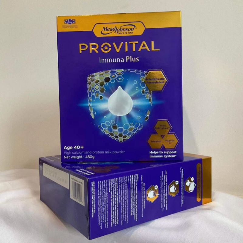 PROMO!! [BUY 1 FREE 1] Provital Immuna Plus Adult Milk - 480g | Shopee ...