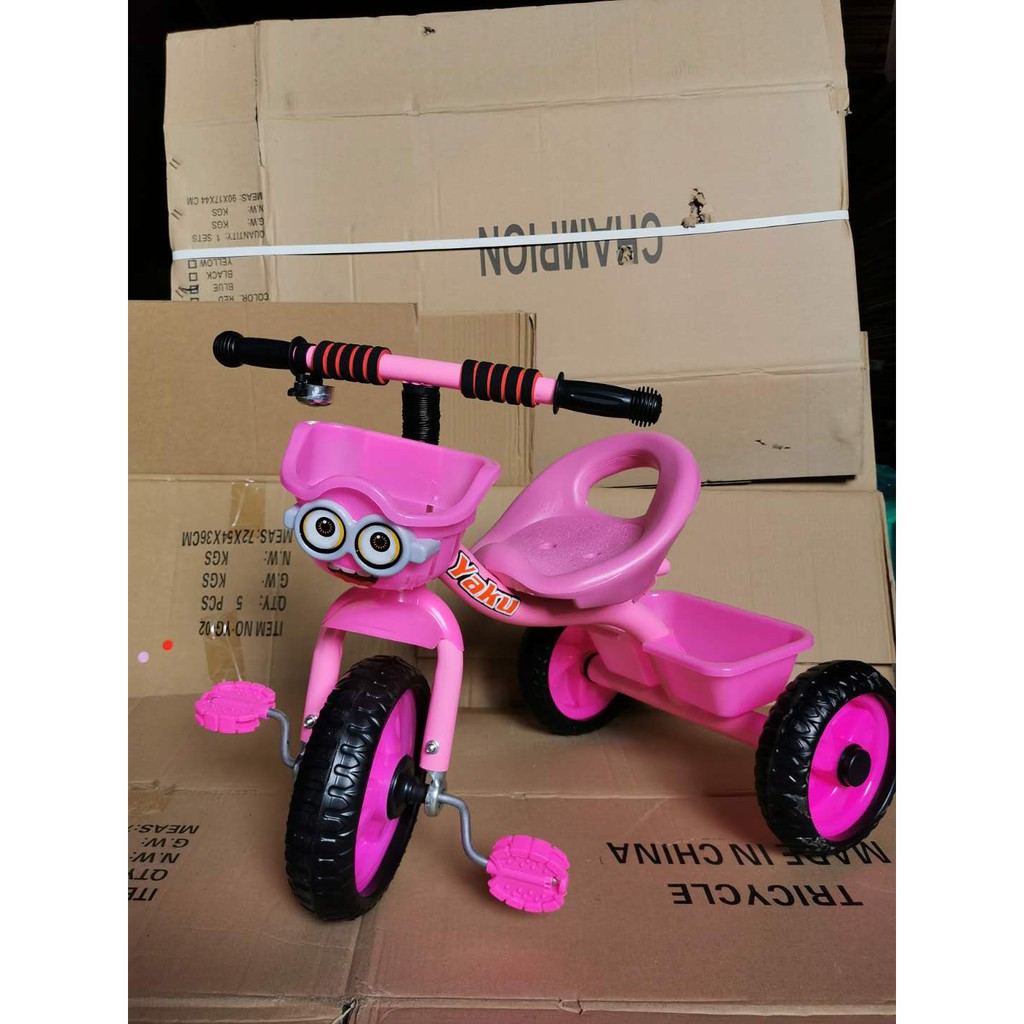 YAKU KIDS TRICYCLE YG02 SUITABLE FOR 1-3YEARS (Pink) OLD BASIKAL MINI ...