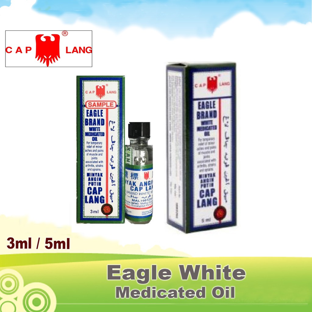 Eagle White Medicated Oil - 3ML/5ML | Shopee Malaysia Eagle White Medicated Oil - 3ML/5ML | Shopee Malaysia