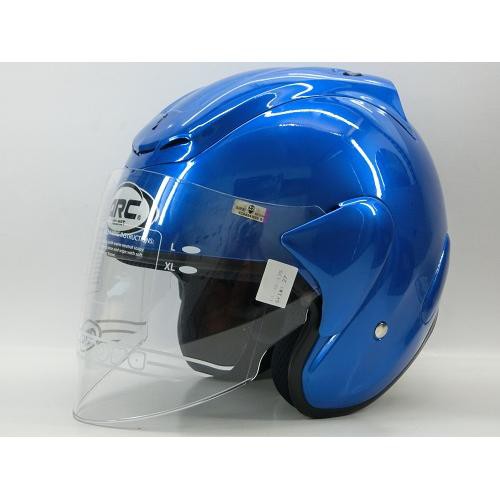 ARC RITZ PLAIN SHINING HELMET(BLUE) | Shopee Malaysia