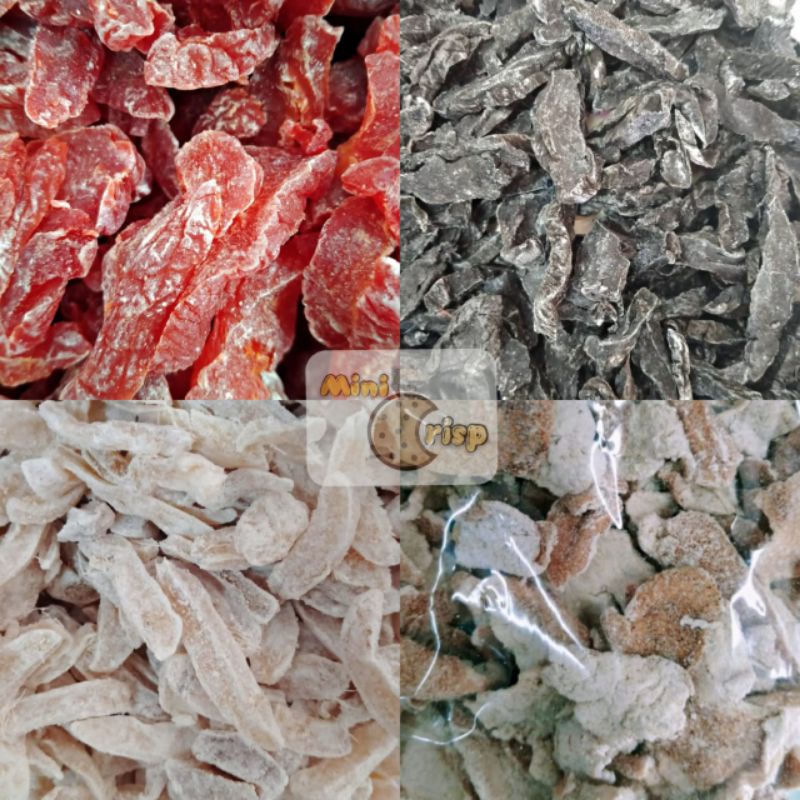 Pelbagai Asam Jenis/Asam manis merah/manis hitam/kulit limau/halia ...