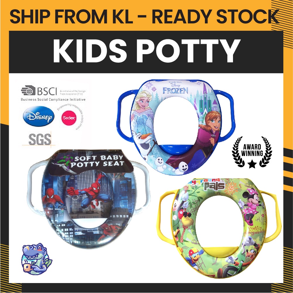 Spiderman Frozen Little Pony Potty Toilet Trainer Potty Papan Jambun ...