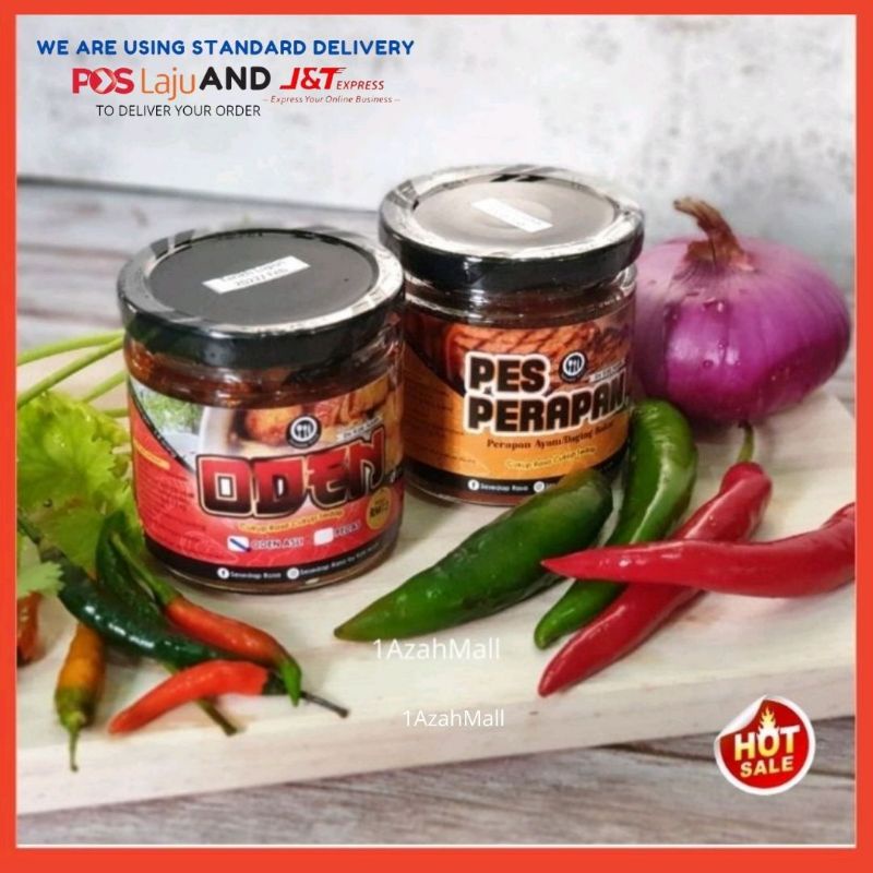 Pes Rempah Oden. Pes Perapan180g. Asli & Pedas. Sesedap Rasa. Pekat ...