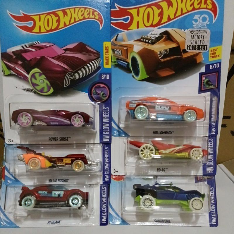 Hot Wheels HW Glow Racers/HW Glow Wheels (Glow In The Dark) | Shopee ...