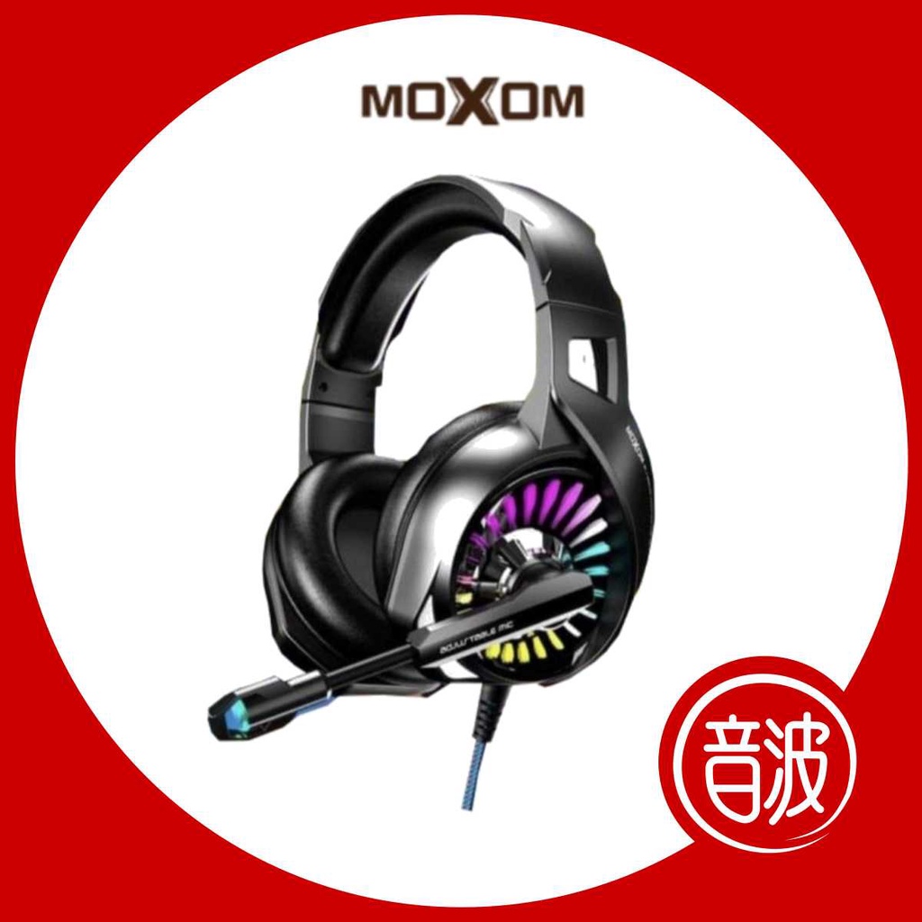 MOXOM MX-EP26 RGB TURBO GAMING HEADSET 2M - BLACK | Shopee Malaysia