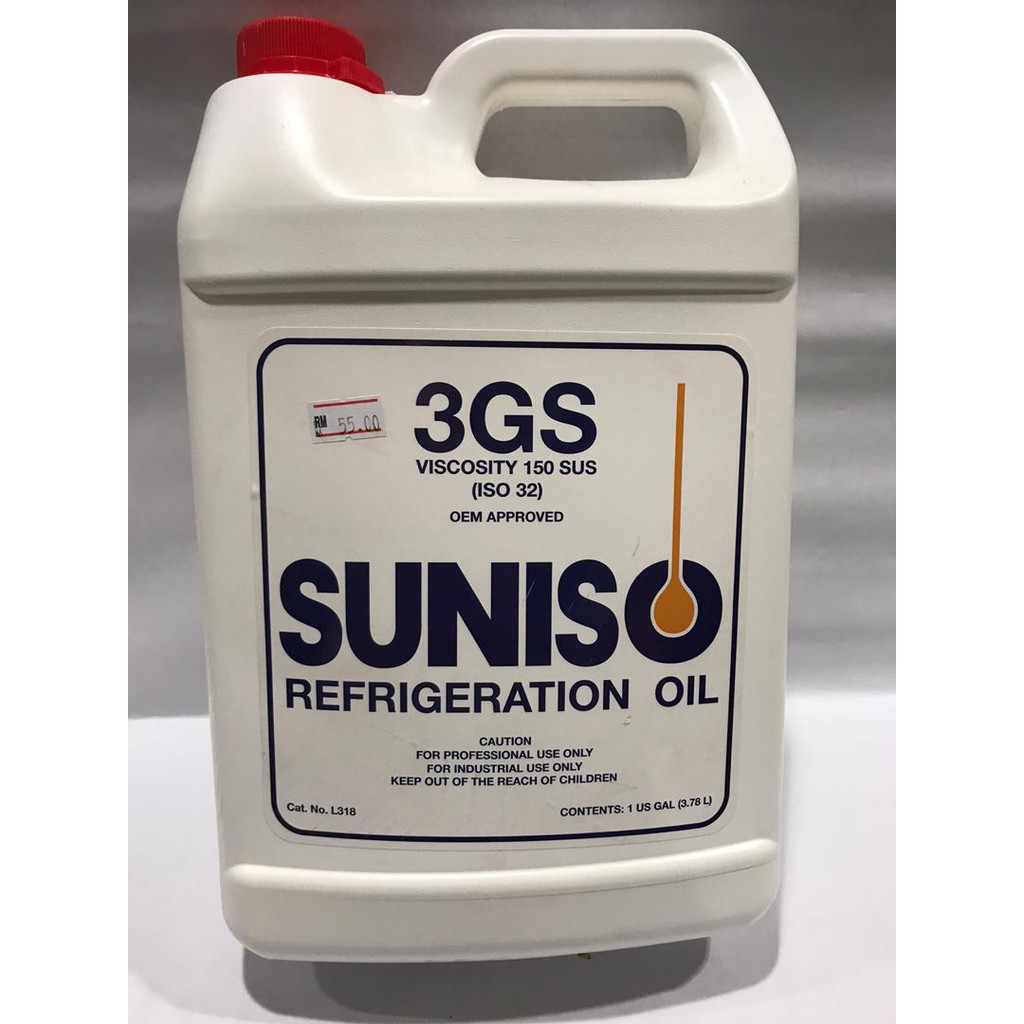 SUNISO 3GS Compressor / Refrigeration OIL (3.78 Litre) | Shopee Malaysia