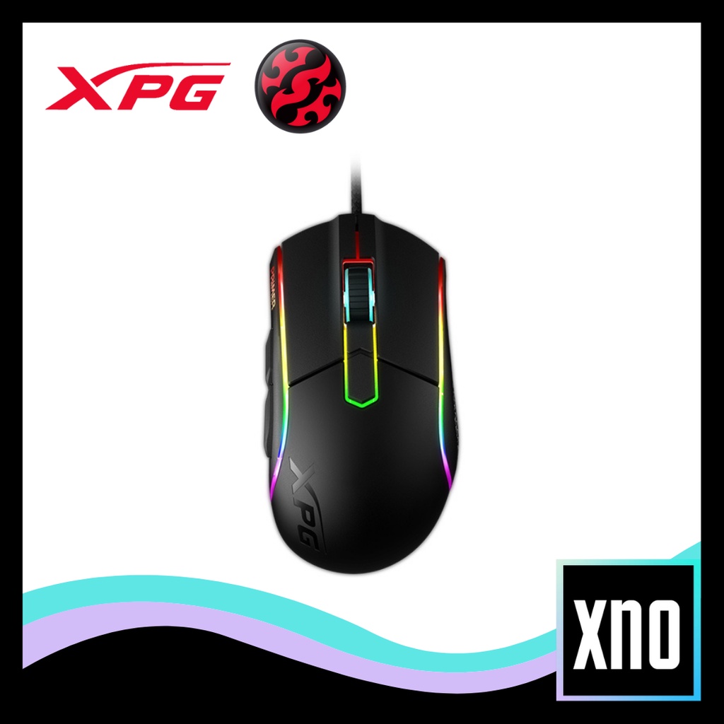XPG RGB Primer Gaming Mouse 12000DPI Omron Mechanical Switches | Shopee ...