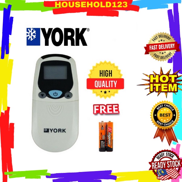 York Air Conditioner Remote Control | Shopee Malaysia