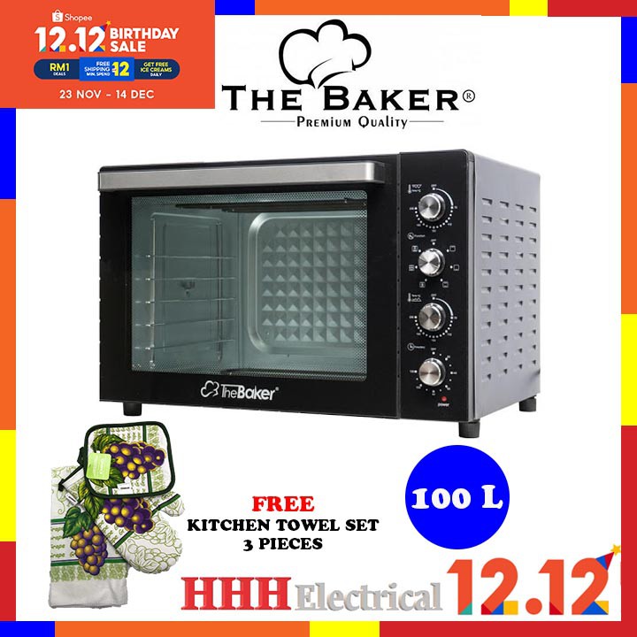 THE BAKER ELECTRIC OVEN 100L ESM-100LV2 | Shopee Malaysia