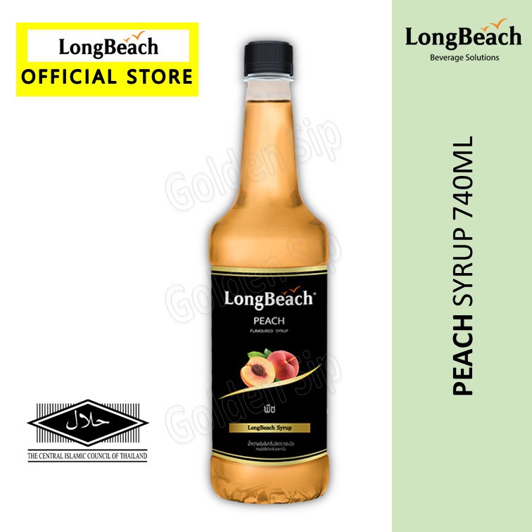Long Beach Syrup Peach 740ml (READY STOCKS) | Shopee Malaysia