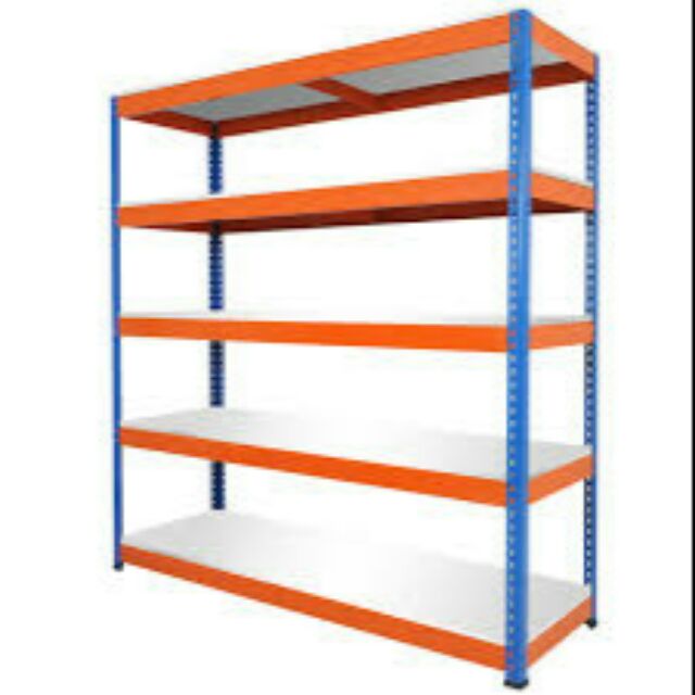 5 tier 5 level super large space saving shelf Boltless rack shelf ...