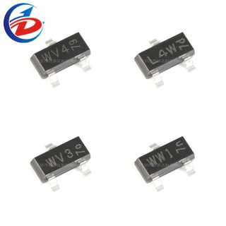 20PCS BAT54 BAT54A BAT54C BAT54S SMD L4W WV3 WW1 WV4 Schottky diode | Shopee Malaysia