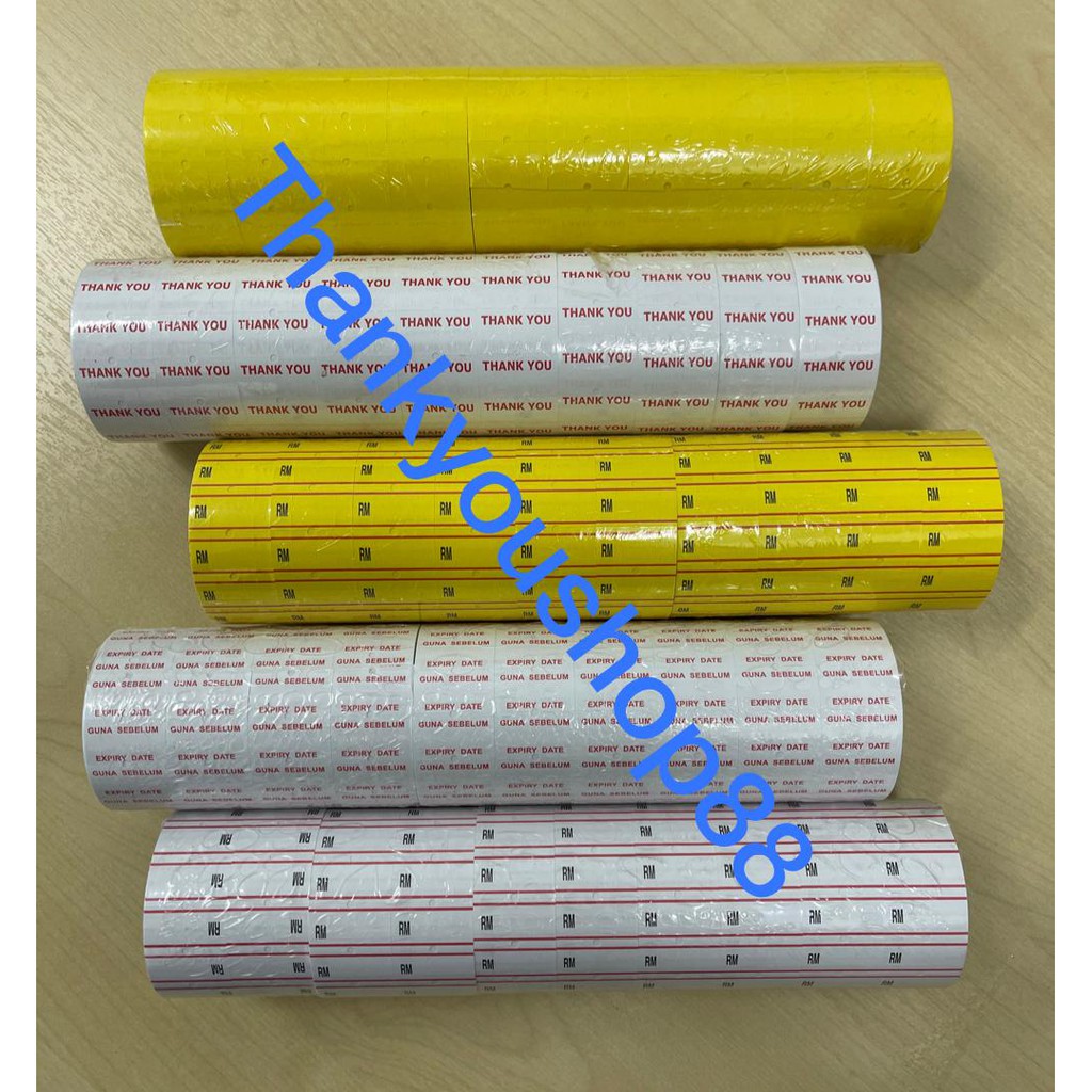 Price Tag Label -1Y Price Label-Labeller Stickers ( 900Pcs Per Roll ...