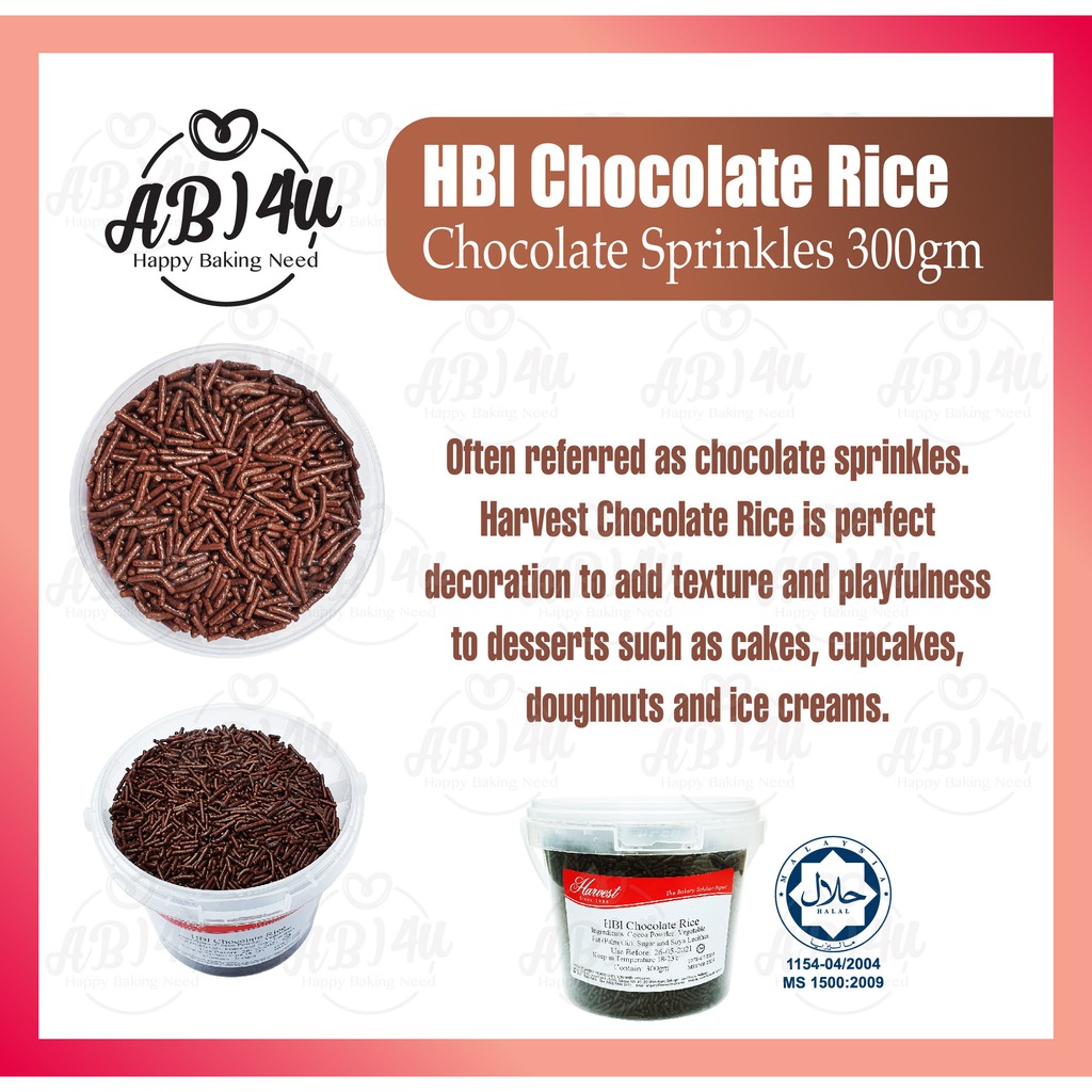 Chocolate RIce/Chocolate sprinkle (Size:300gm/100gm) | Shopee Malaysia