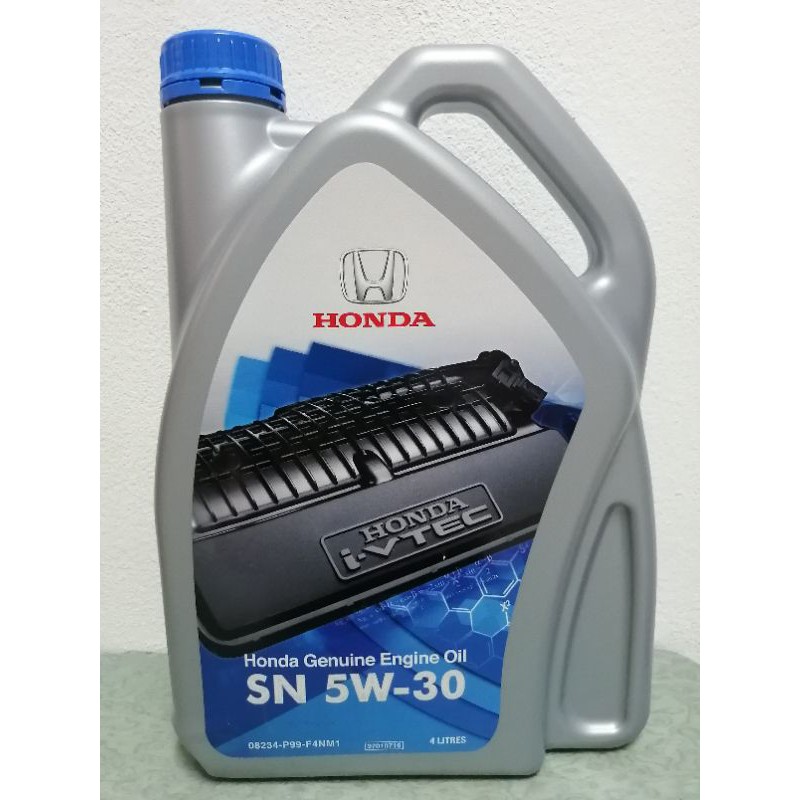 Honda Genuine Engine Oil SN 5W-30 [4 Litres] | Shopee Malaysia