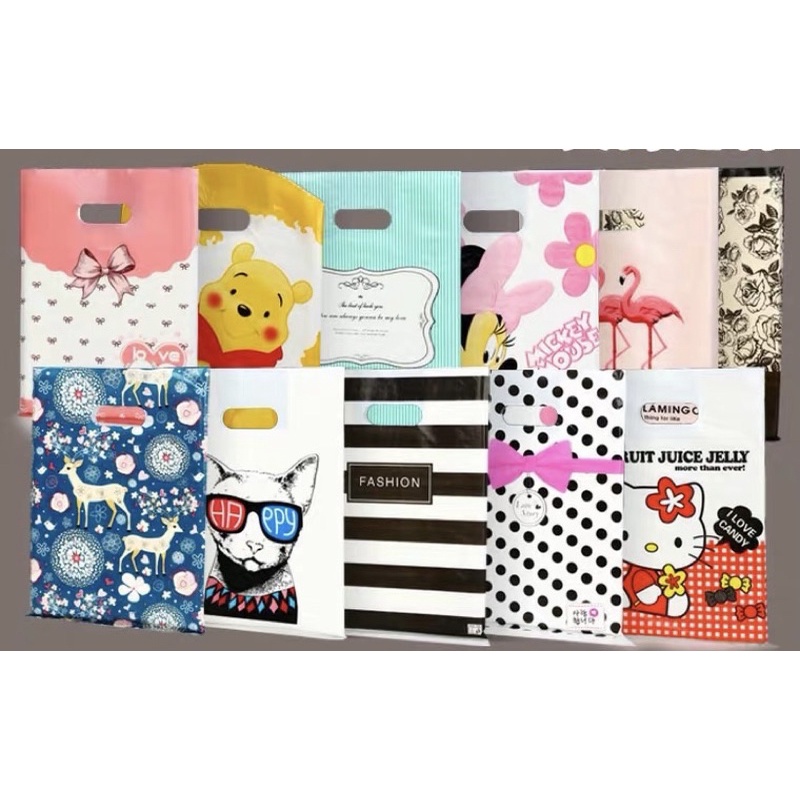 Goodies Bag party / bag plastik murah (15 x 20cm) | Shopee Malaysia