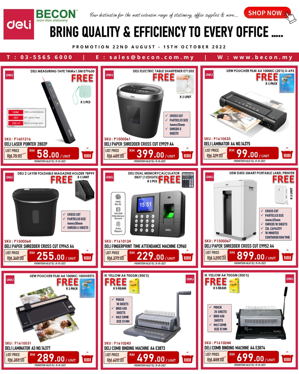 Becon Stationery Official Shop, Online Shop | Shopee Malaysia