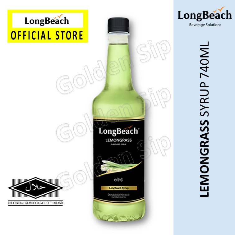 Long Beach Syrup Lemongrass 740ml (READY STOCK) | Shopee Malaysia