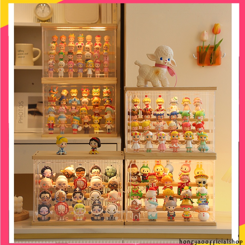 Blind box with light storage display shelf bubble mat hand-made box ...