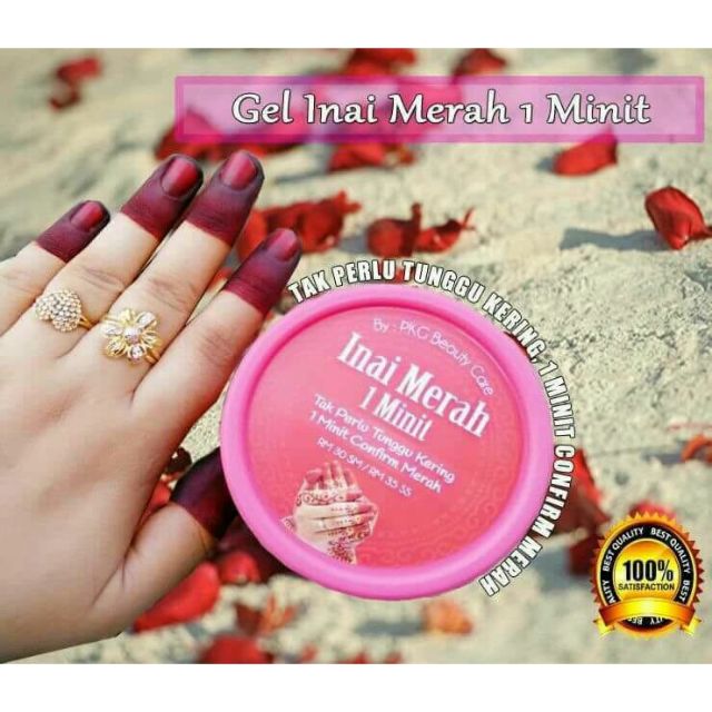 (READY STOCK)INAI MERAH 1 Minit | Shopee Malaysia