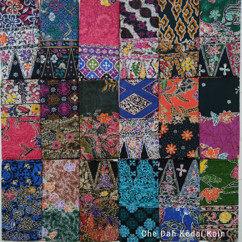 [Pilih Corak Sahaja, Warna Random] Kain Sarung Batik Terengganu (belum ...