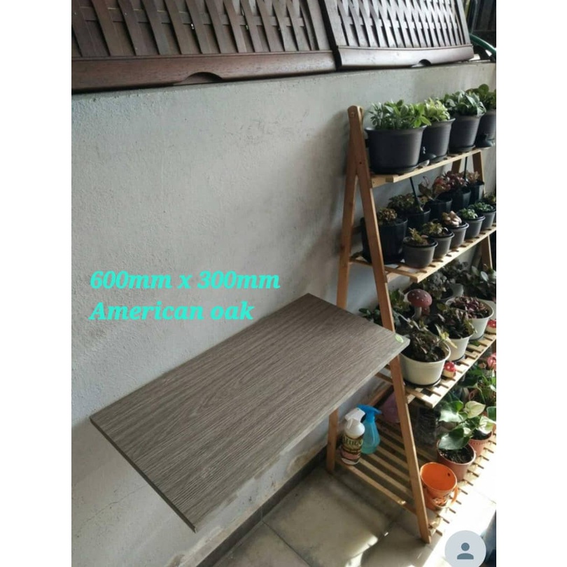 60CM X 30CM Waterproof Wall Table Meja Dinding Boleh Lipat Wall Mount ...