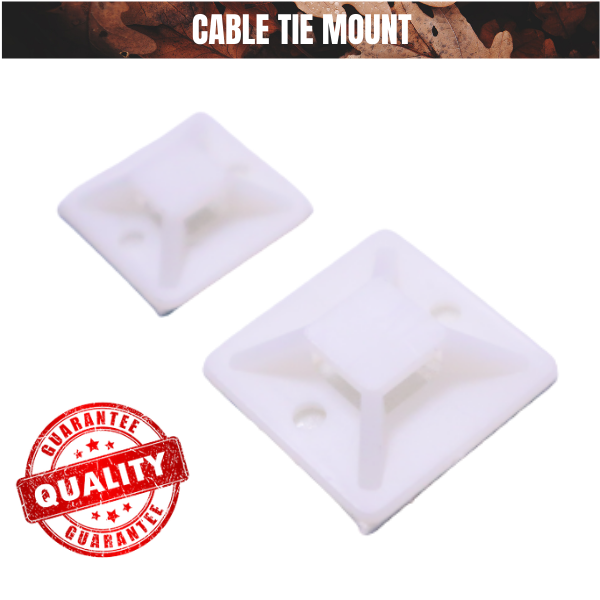 Cable Tie Mount Base Self Adhesive 20x20mm / 25x25mm | Shopee Malaysia