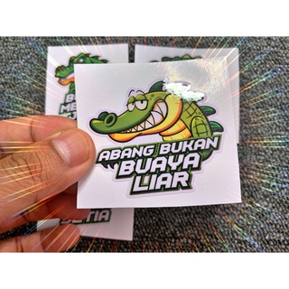 Sticker buaya darat mencari janda Lacoste NEW 2022 | Shopee Malaysia
